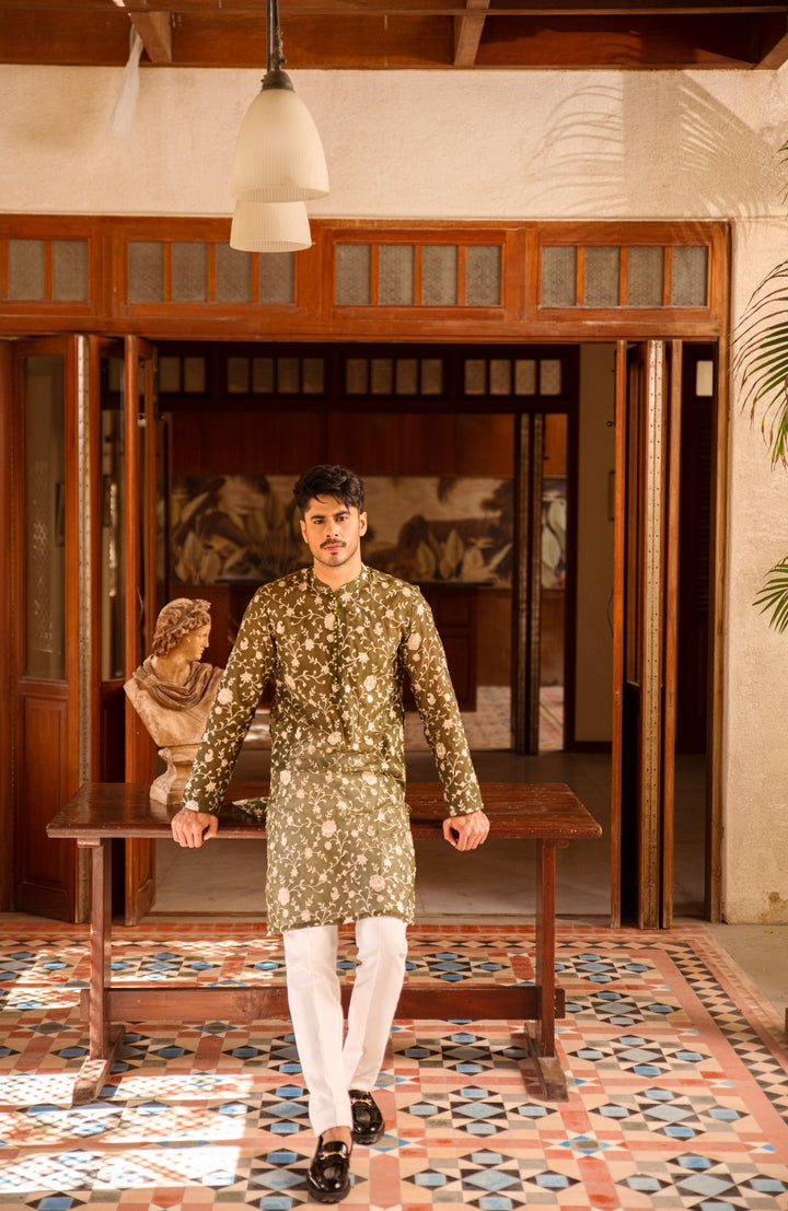Embroidered Kurta Pajama – Emraan Rajput